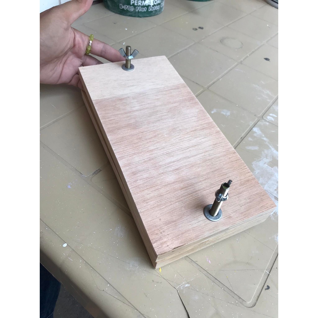 wooden notepad press, notepad press , bookpress , book press | Shopee ...