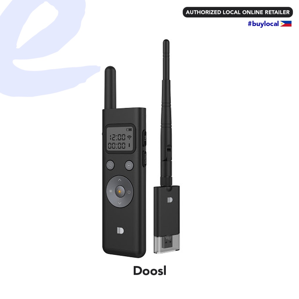 Doosl Presentation Remote with Green Laser, Up to 1000 Feet Working ...