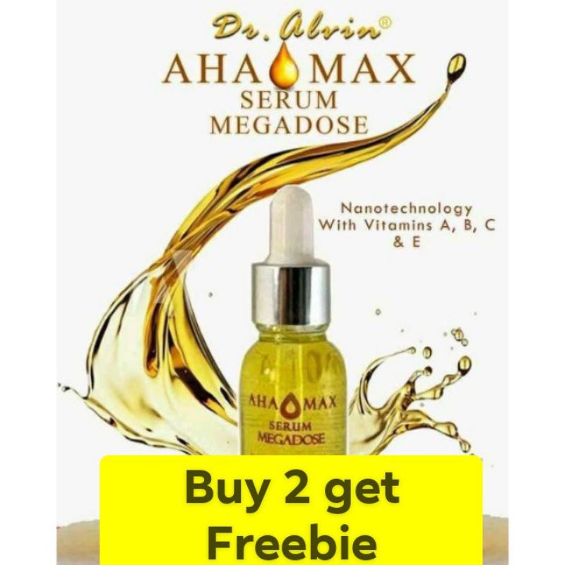 The original DR. ALVIN AHA MAX SERUM MEGADOSE Authentic | Shopee ...