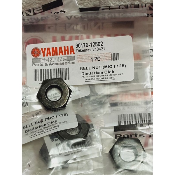 YAMAHA GENUINE CLUTCH BELL NUT NMAX/AEROX/M3 (90170-12802) Mio (90170 ...