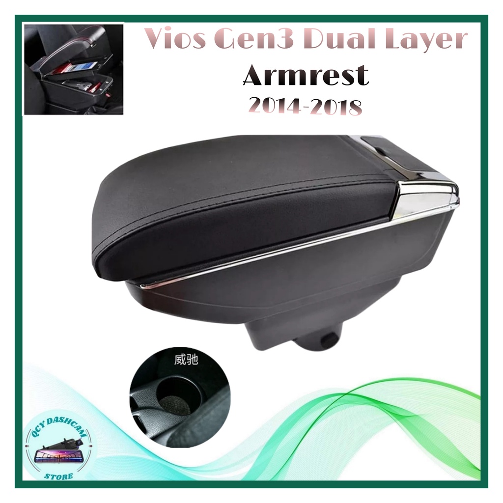 TOYOTA VIOS GEN 3 ARMREST CONSOLE BOX | Shopee Philippines