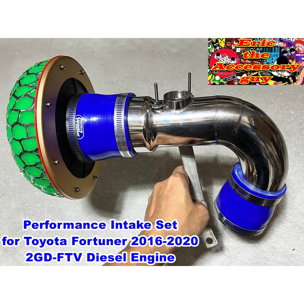 Toyota Fortuner Performance Air intake tube set for 2016-2020 models ...