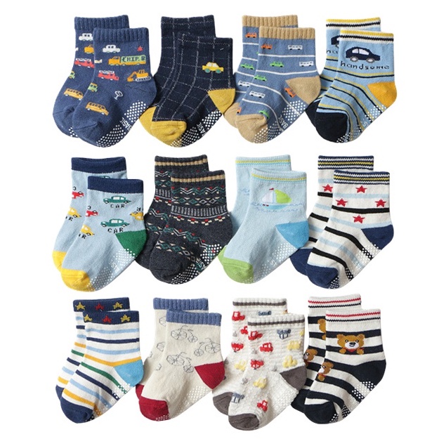 Newborn Kids Socks for Boys and Girls 3 pairs Infant Socks Kid Socks ...