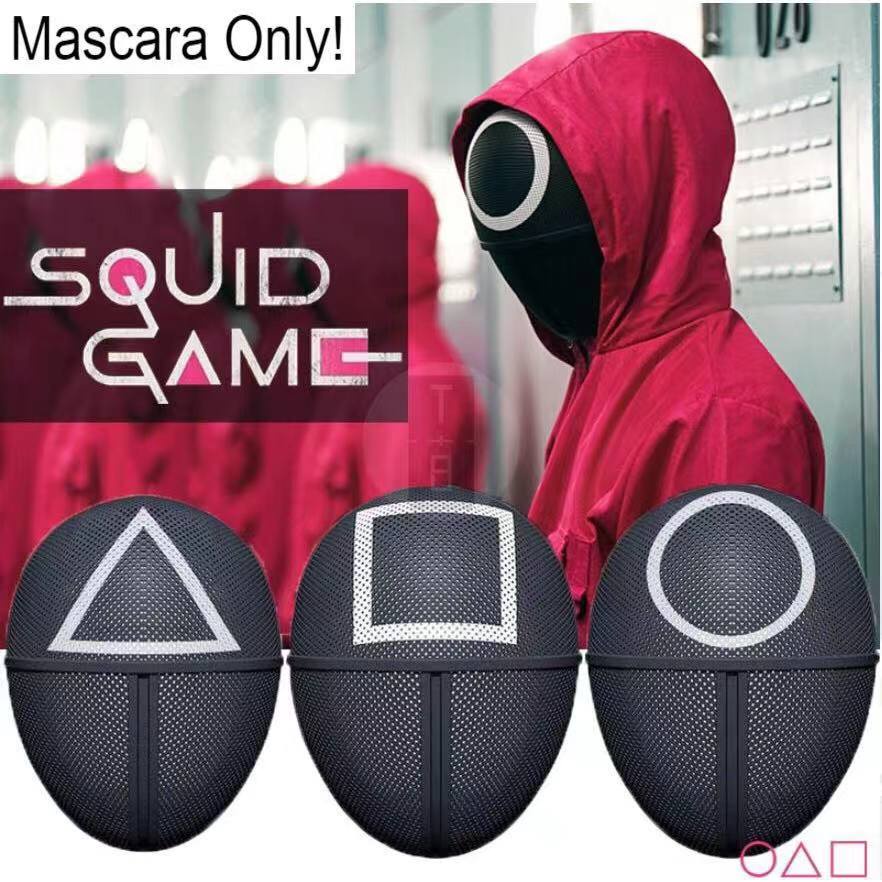 Ready Stock Squid game with the same mask Halloween horror headgear ...