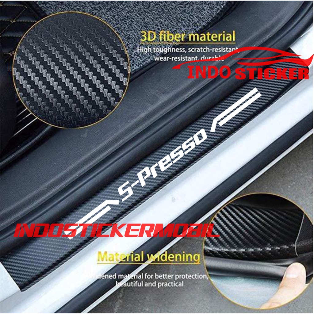 3d CARBON SILLPLATE STICKER CAR S PRESSO 3D CARBON SILL PLATE STICKER ...