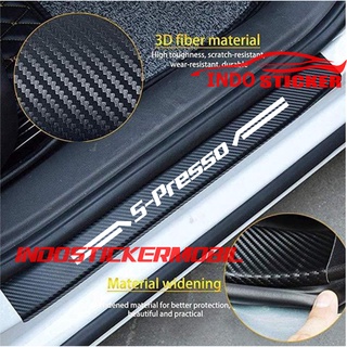 Sticker SILLPLATE CARBON 3D Car S PRESSO STICKER SILL PLATE CARBON 3D ...