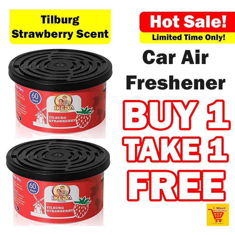 Car Air Fresheners: Tilburg Strawberry Scent | Organic | Odor ...