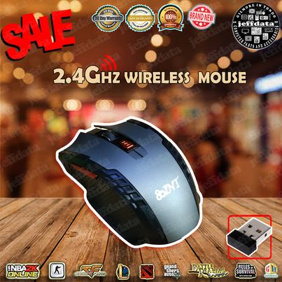 Mouse Wireless Mouse 2.4Ghz With battery(jeffdataPC) | Shopee Philippines