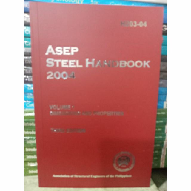 Asep Steel Handbook 2004 | Shopee Philippines