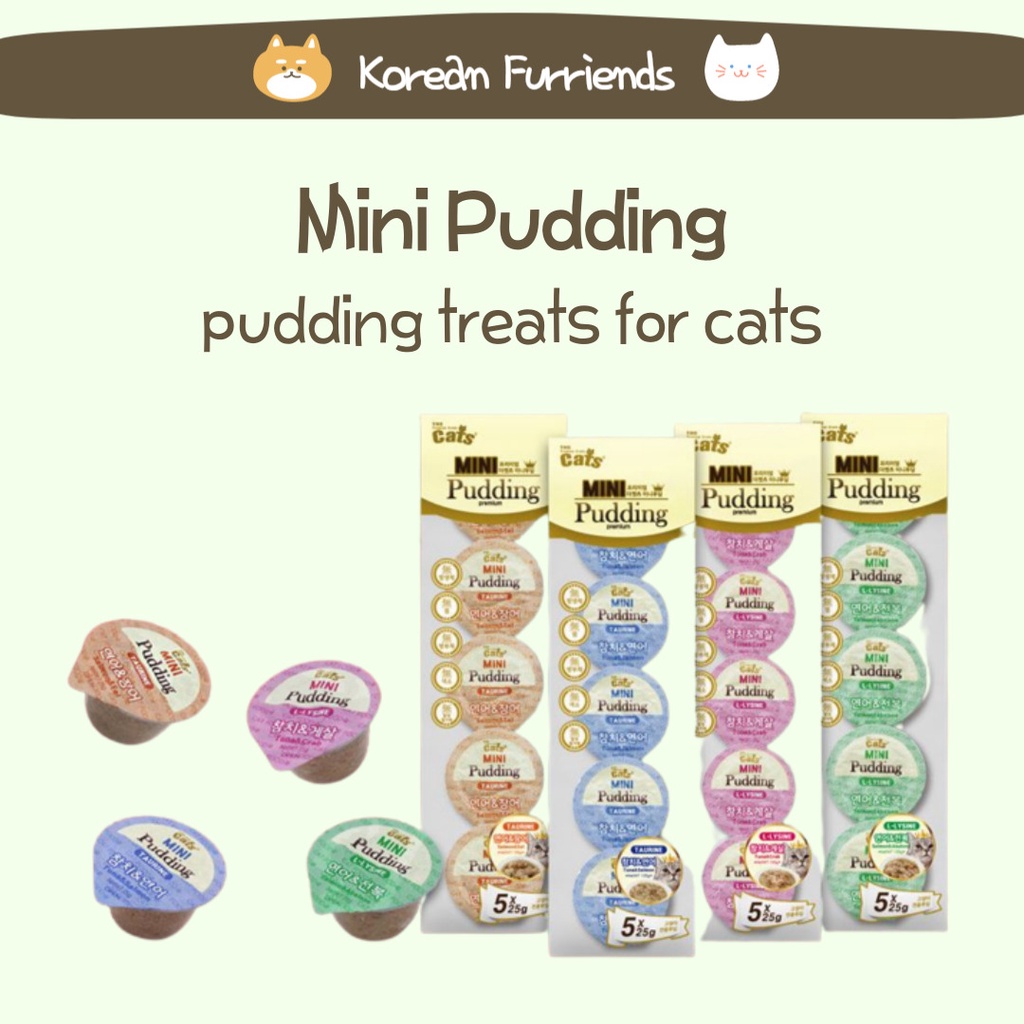 Korean Cat Treats Cat Wet Treats Cat Pudding Mini Pudding Healthy Cat ...