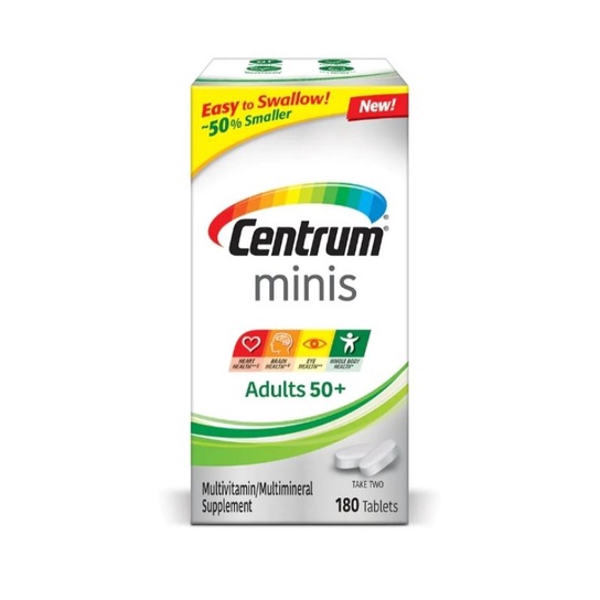 Centrum Minis Adults 50+ Multivitamins | Shopee Philippines