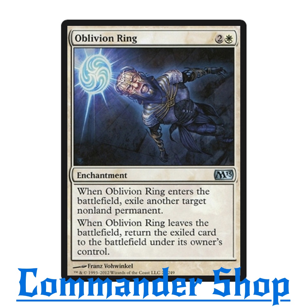 Oblivion Ring (Enchantment) White Card Magic The Gathering (MTG) | Shopee Philippines