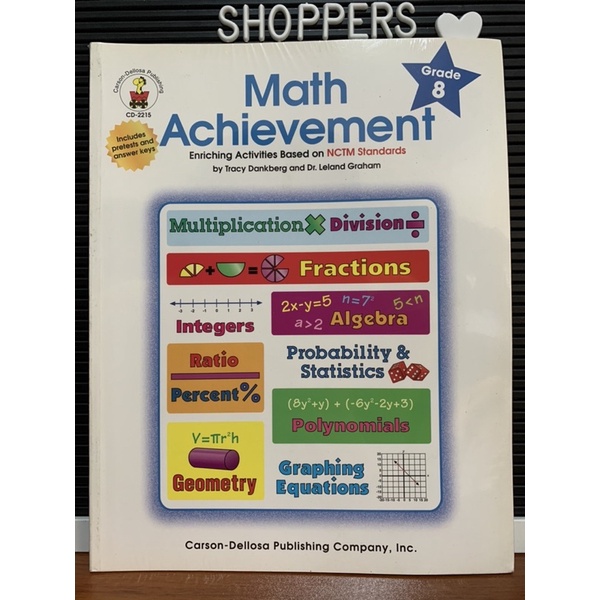 Math Achievement: Enriching Activities Based On Nctm Standards, Grade 8 ...