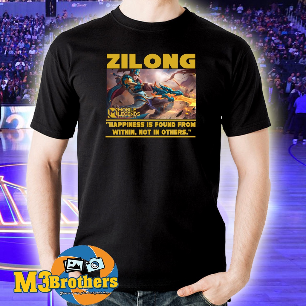 ZILONG Mobile Legends Cotton Shirt / ML Shirt / MLBB Shirt / CVC Cotton ...