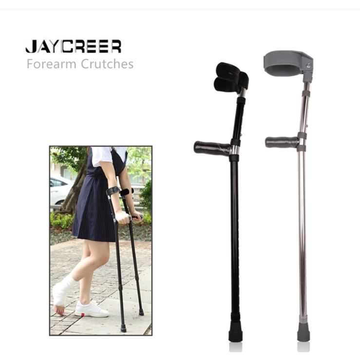 Collapsible Telescopic Folding Cane Adjustable Underarm Walking Stick ...