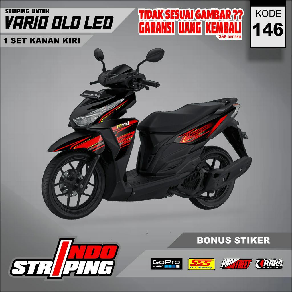 Vario Motorcycle Sticker - Striping Variation Honda Vario Old Led 125 ...