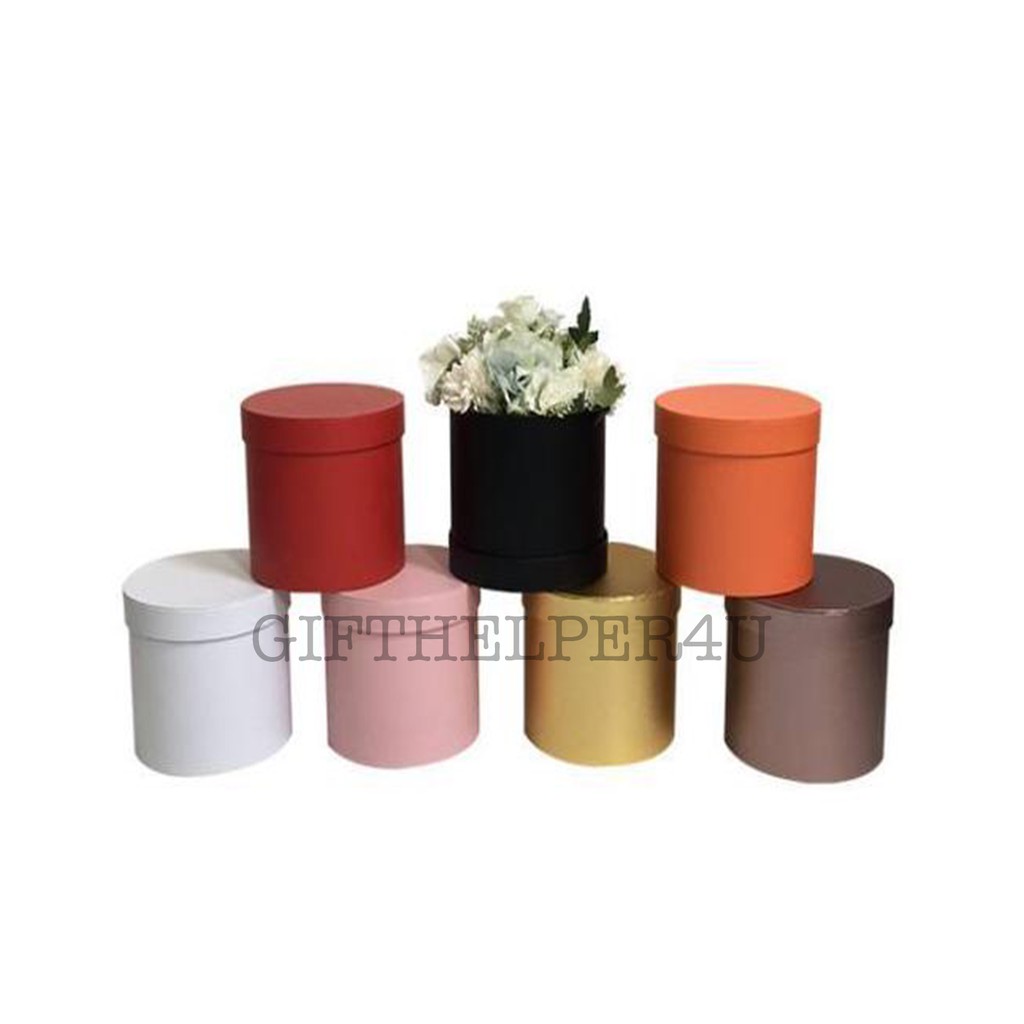 METALLIC MATTE CYLINDER BOX | Shopee Philippines