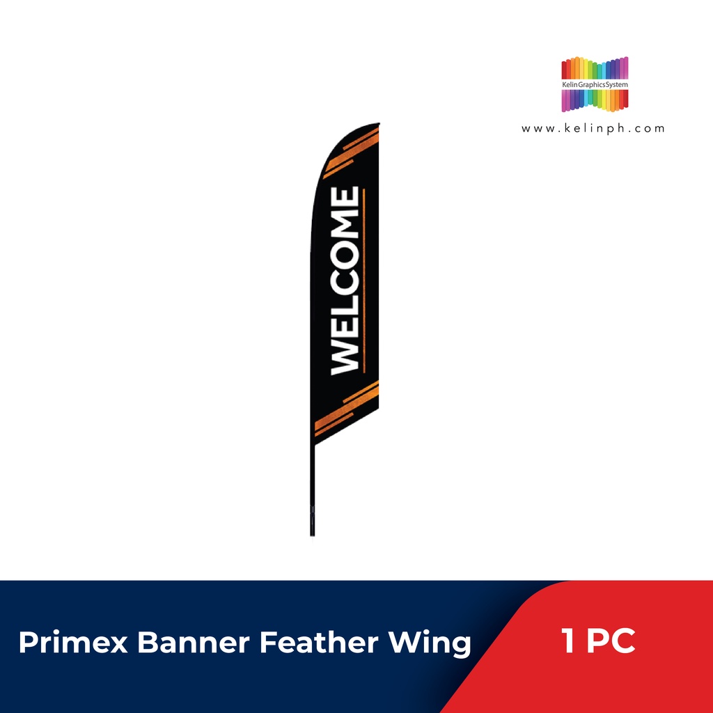 KGS Feather Wing Flag Banner Stand with X-Base (2.6m / 8.5ft) – Without ...