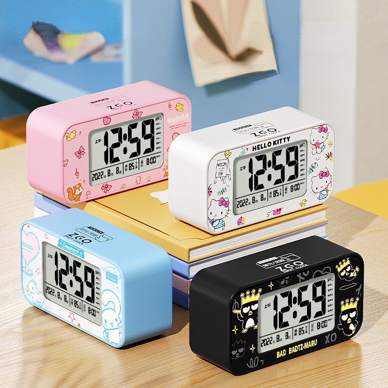 Cartoon Kitty Cinnamoroll Melody Xo Penguin Digital Alarm Clock ...