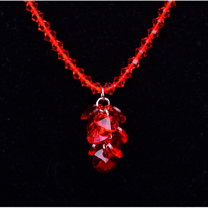 Red Crystal Necklace | Shopee Philippines