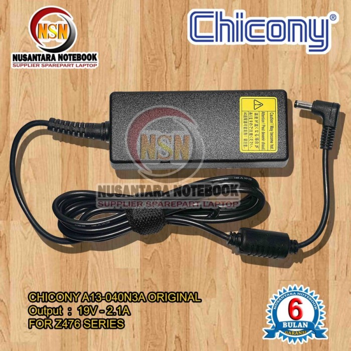 Original Acer Chicony 19V 2.1A Charger Adapter For Laptop Z476 Series | Shopee Philippines