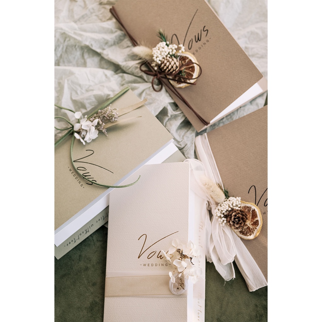 [June 27th] Wedding Vow Card Advanced Half-Folding Speaking Card ...