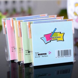 sticky notes(square) sticky note school supplies glow in dark | Shopee ...
