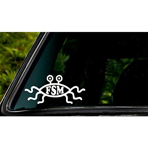 Flying Spaghetti Monster FSM Car Window Vinyl Decal Sticker 5" | Shopee ...
