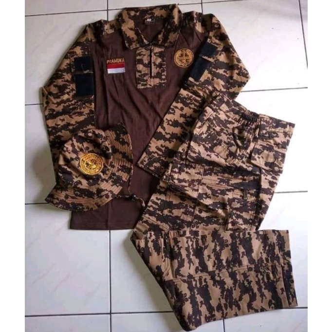 PDL SCOUT UNIFORM LORENG*BDU* FREE HAT* | Shopee Philippines