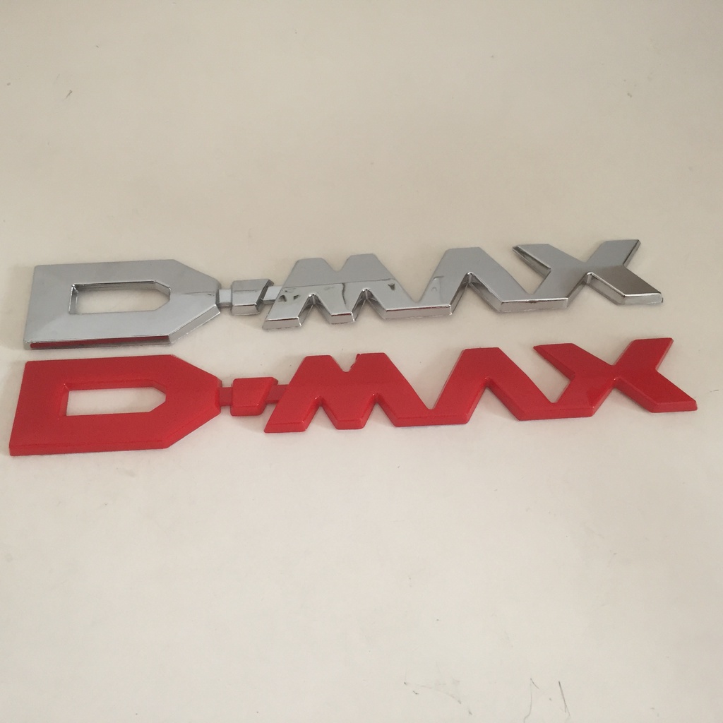 1pcs ABS DMAX D MAX D.MAX D-MAX car Letter Rear trunk Decals Emblem ...