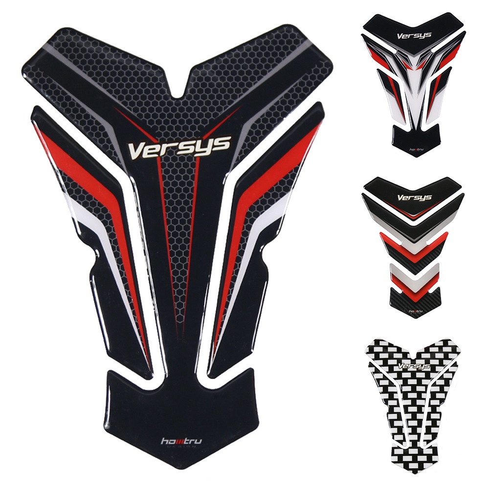 3D Motorcycle Tank Pad Protector Decal Stickers Case For Kawasaki ...