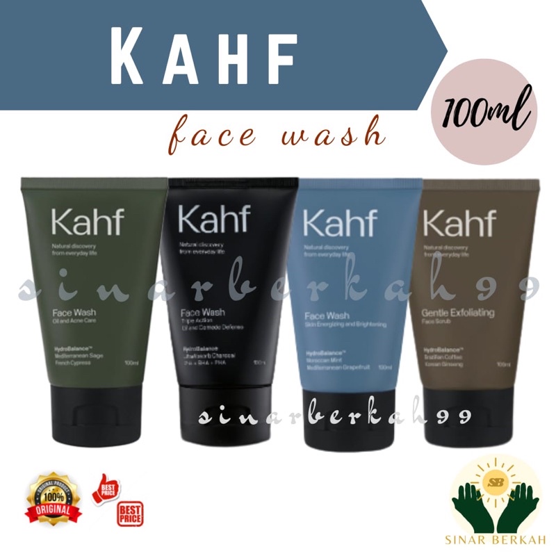 Kahf Face Wash 100ml All Variants | Shopee Philippines