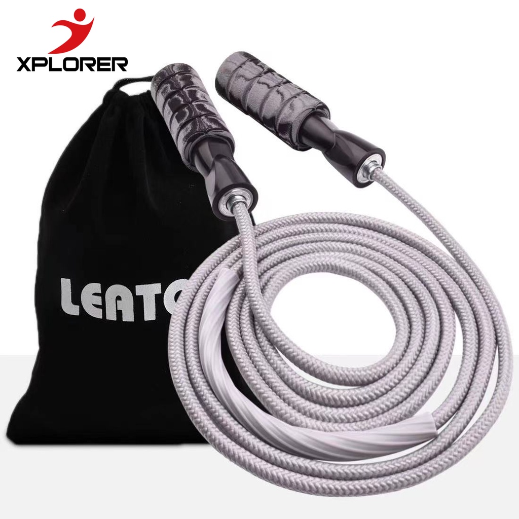 Skipping Jump Rope Gym High Speed Skip Rope Adjustable Length Nylon ...