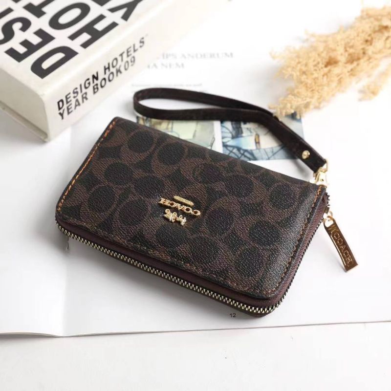 Gs•HOt Item Coach Fashion Medium Wallet With Handle Ladies Wallet/Coin ...