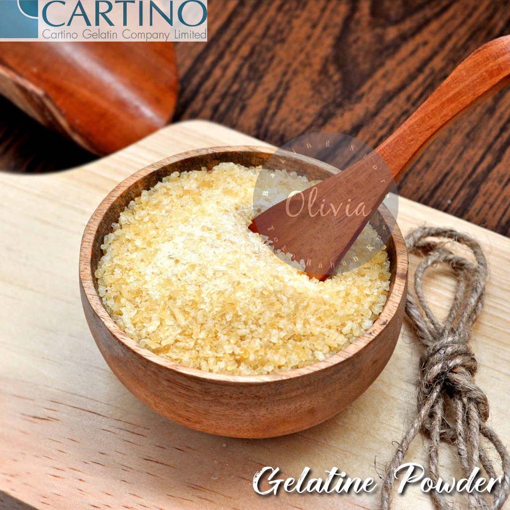 Halal Gelatin Powder 100 Grams / Gelatine Powder Cartino 500 Grams ...