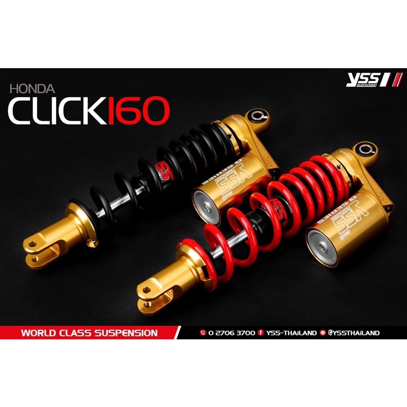 New!! YSS G-series Gold edition Click160 | Shopee Philippines