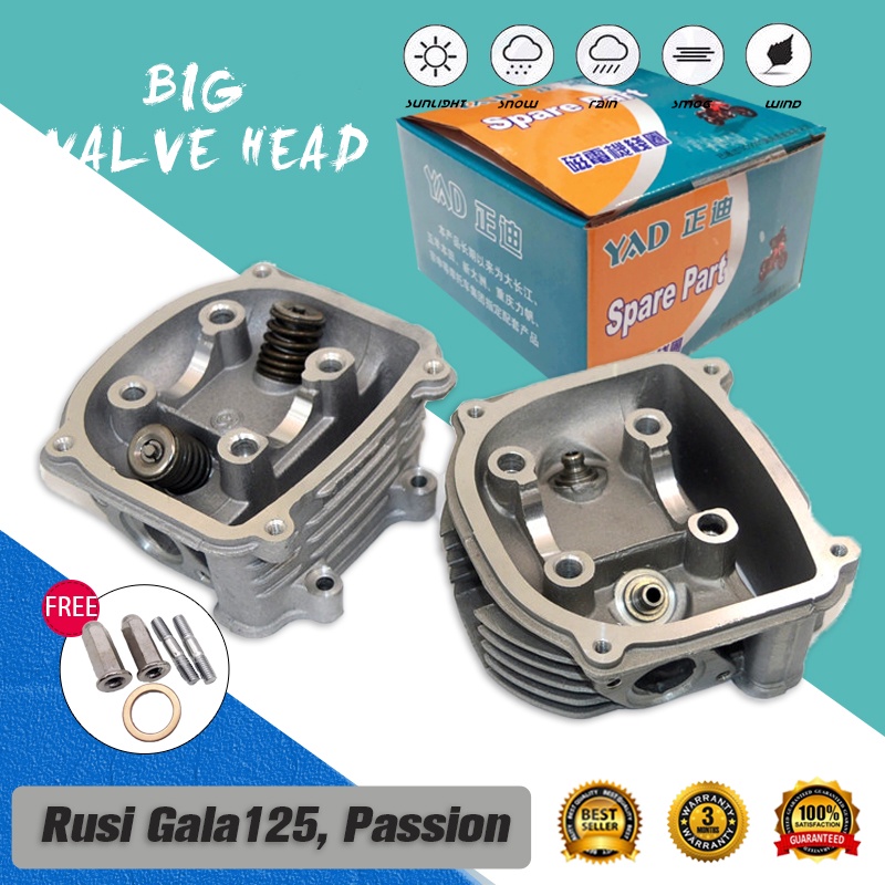 Big Valve Head for Scooter Rusi, Motorstar, Kymco Gy6 150 W/( Engine ...
