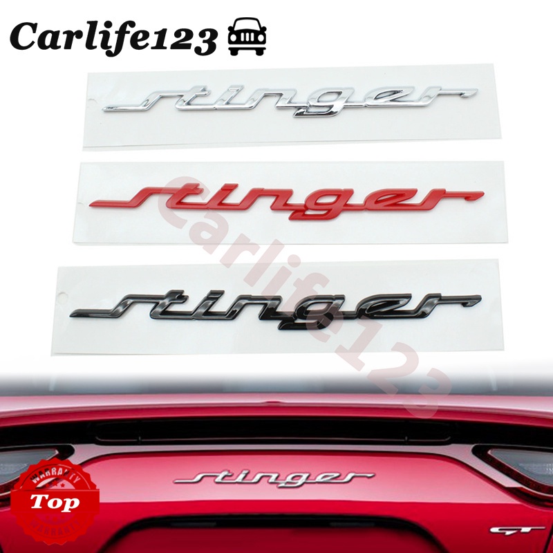KIA Stinger Logo GT LINE Emblem Badge Car Rear Trunk Stickers Nameplate ...