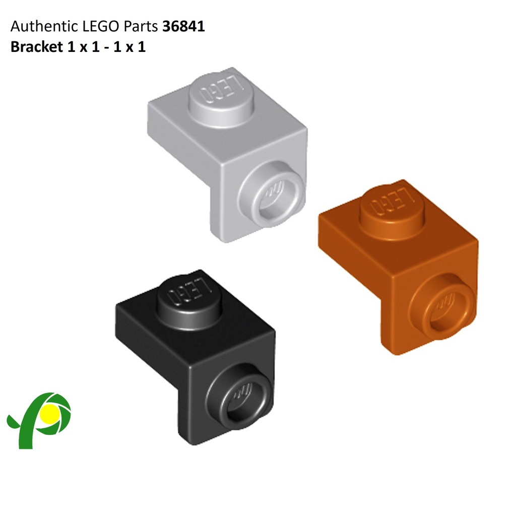 LEGO Parts 36841 Bracket 1x1 - 1x1 Light Bluish Gray | Shopee Philippines