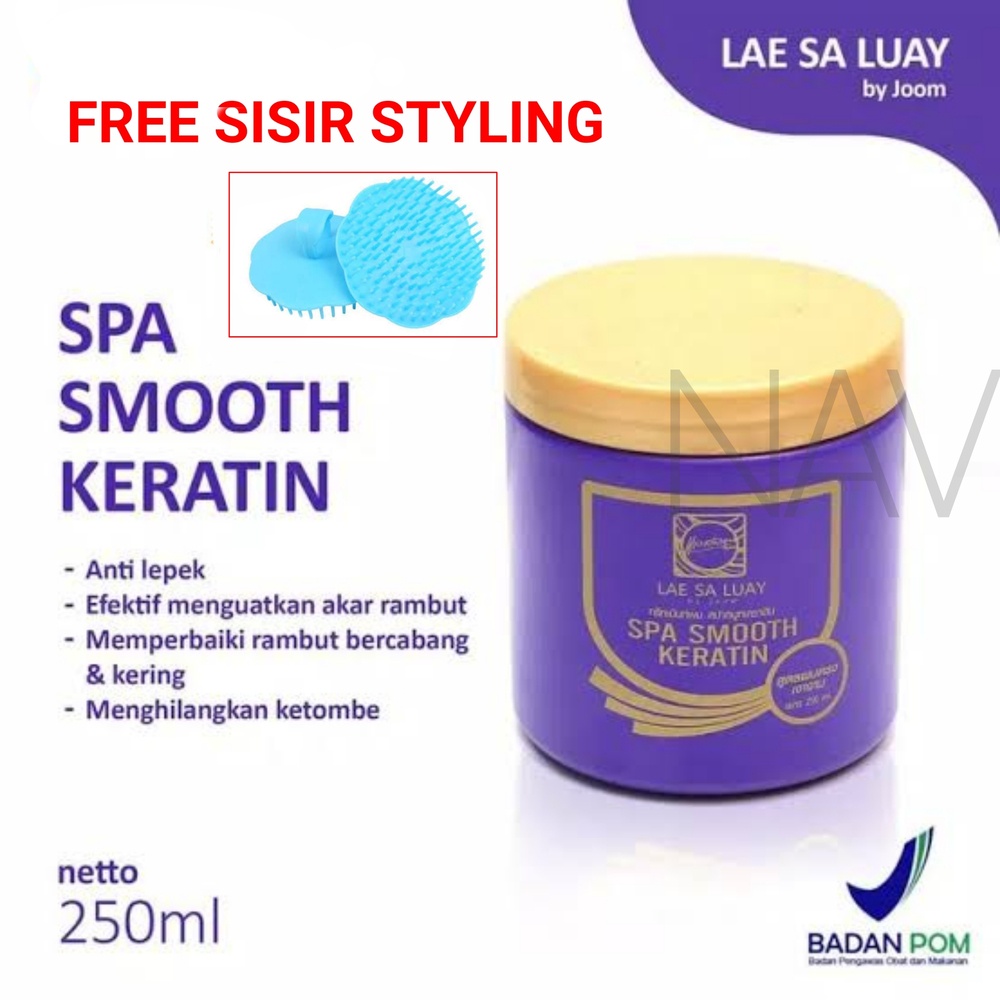 Bpom Lae Sa Luay Hair Mask Spa Smooth Keratin Hair Mask Creambath ...
