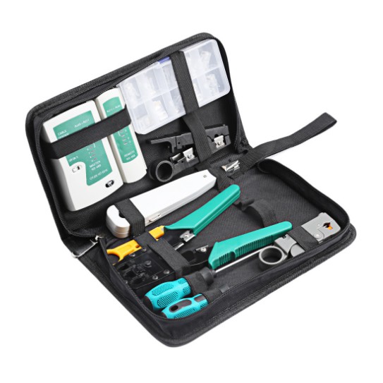 11 in 1 Rj45 Crimping Tool Kit For CAT5/CAT6 Professional Computer ...