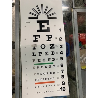 Snellen chart wall type | Shopee Philippines