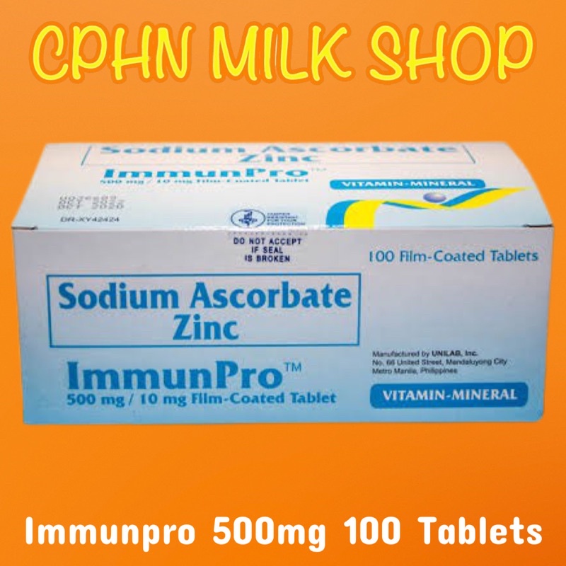 Immunpro 500Mg/10Mg 1 Box (100 Tablets) | Shopee Philippines