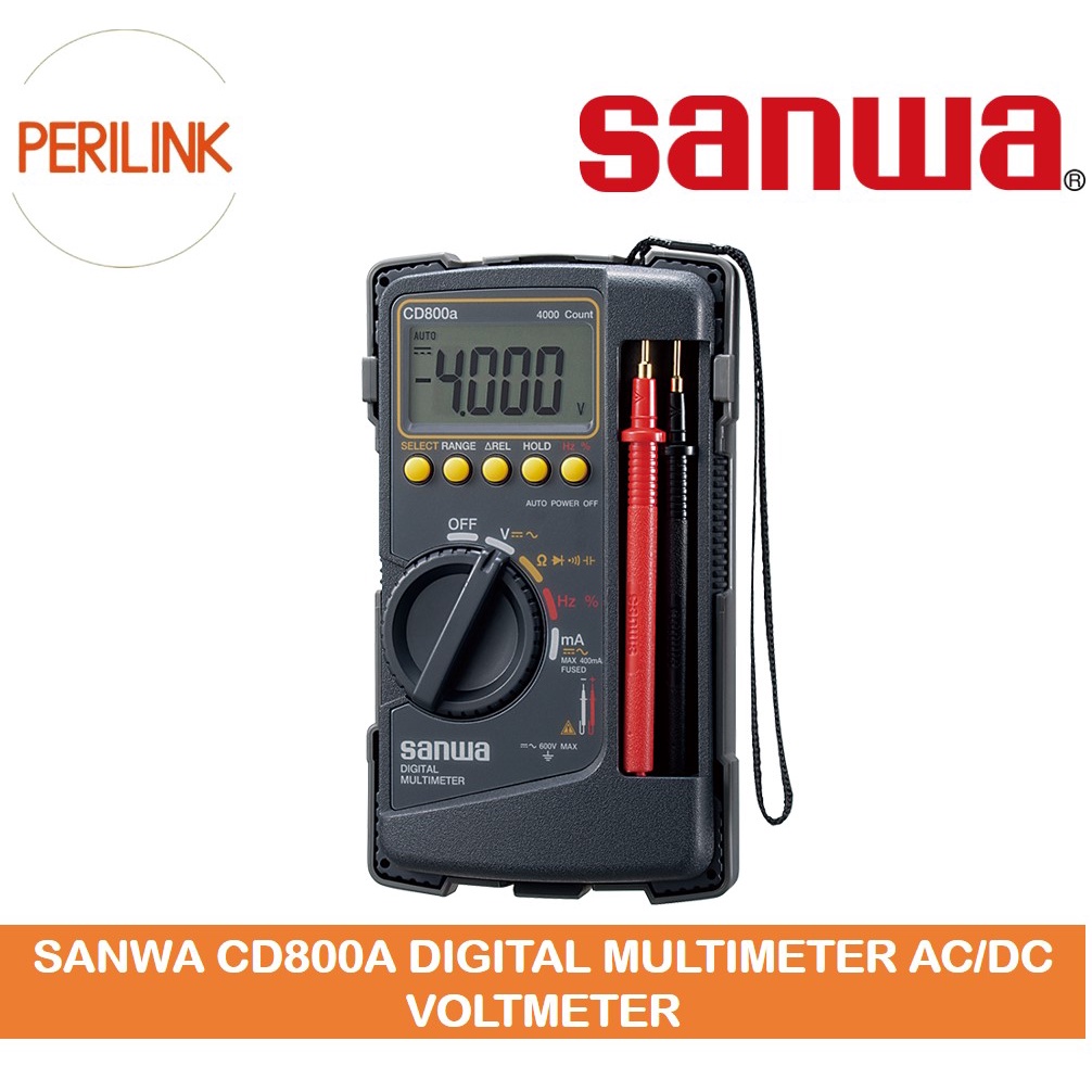 Sanwa CD800A Digital Multimeter AC/DC Voltmeter | Shopee Philippines
