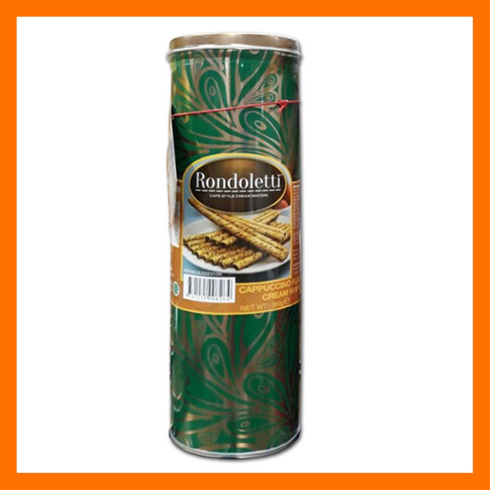 Rondoletti Cafe Style Cappuccino Flavored Cream Wafer 0.36kg | Shopee ...