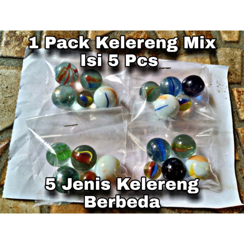 Mixed Marbles 1 Pack Contains 5 Pcs | Shopee Philippines