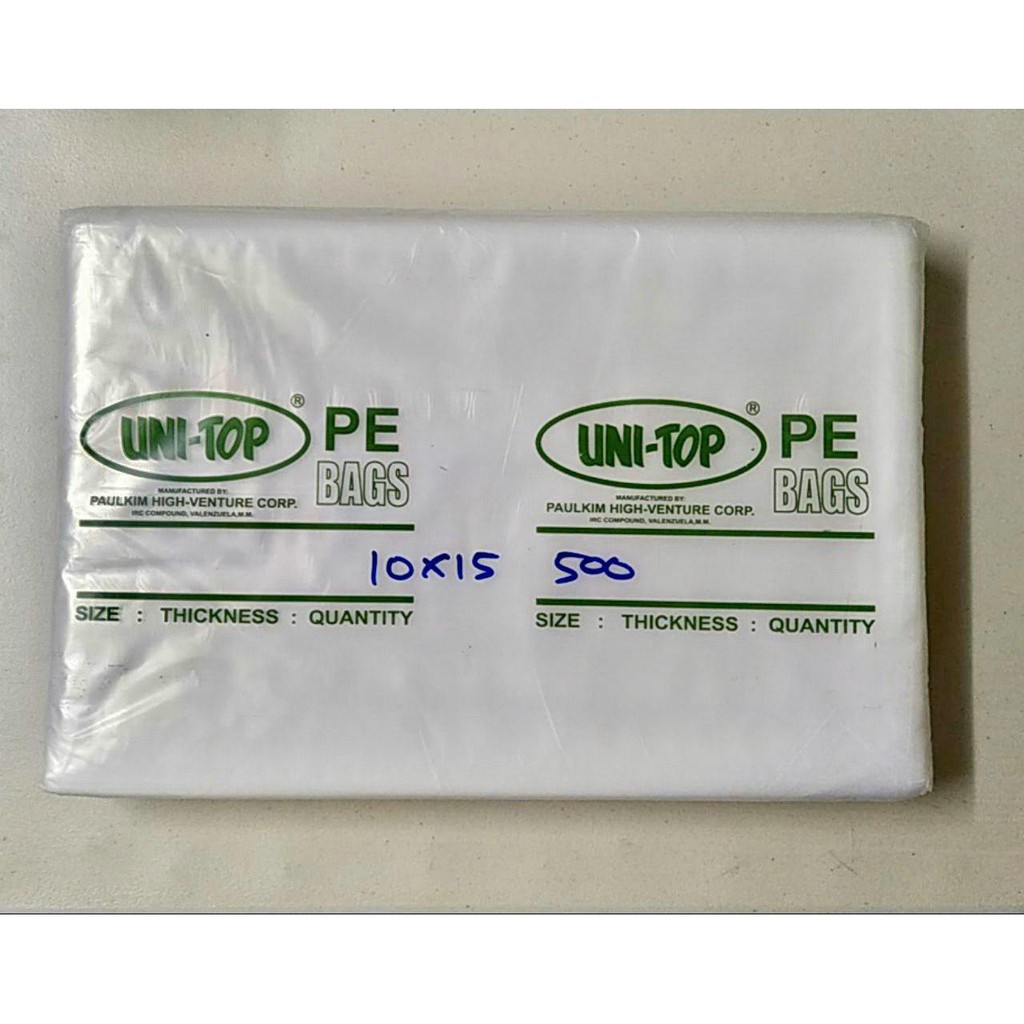 10x15, 10x14 02 pe plastic 500pcs | Shopee Philippines