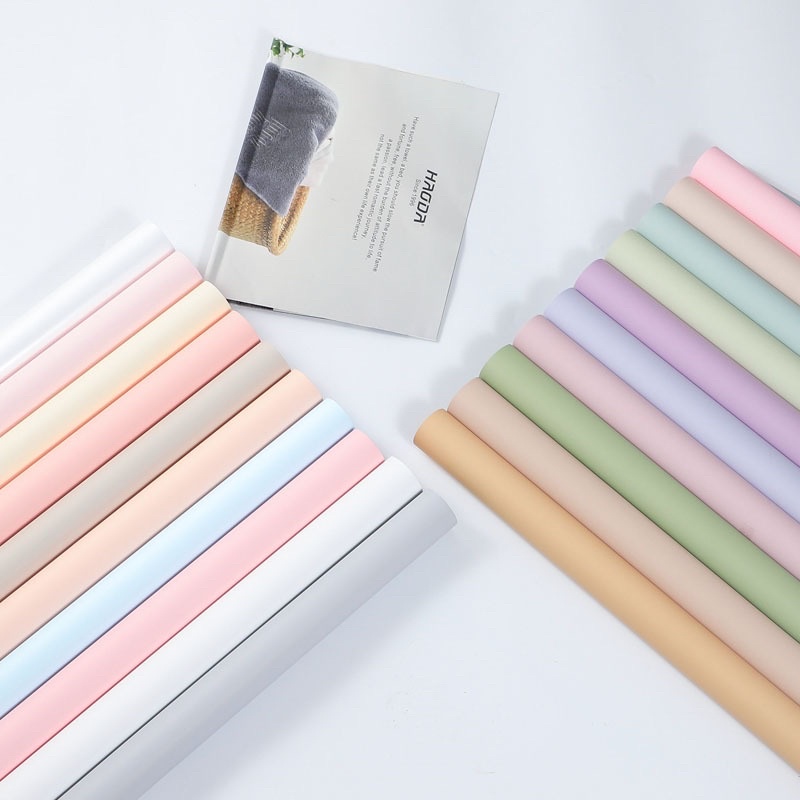 20pcs Quality Single Tone Colored Wrappers Flower Wrapper Bouquet ...