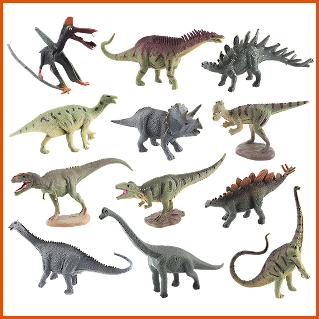 Dinosaur Model Kit Dinosaur Toys for Kids 12 PCS Mini Dinosaur Set ...