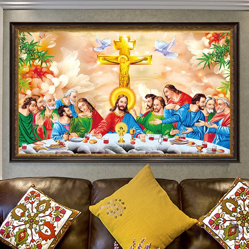 The Last Supper, Jesus diamond embroidery, full rhinestone diamond ...